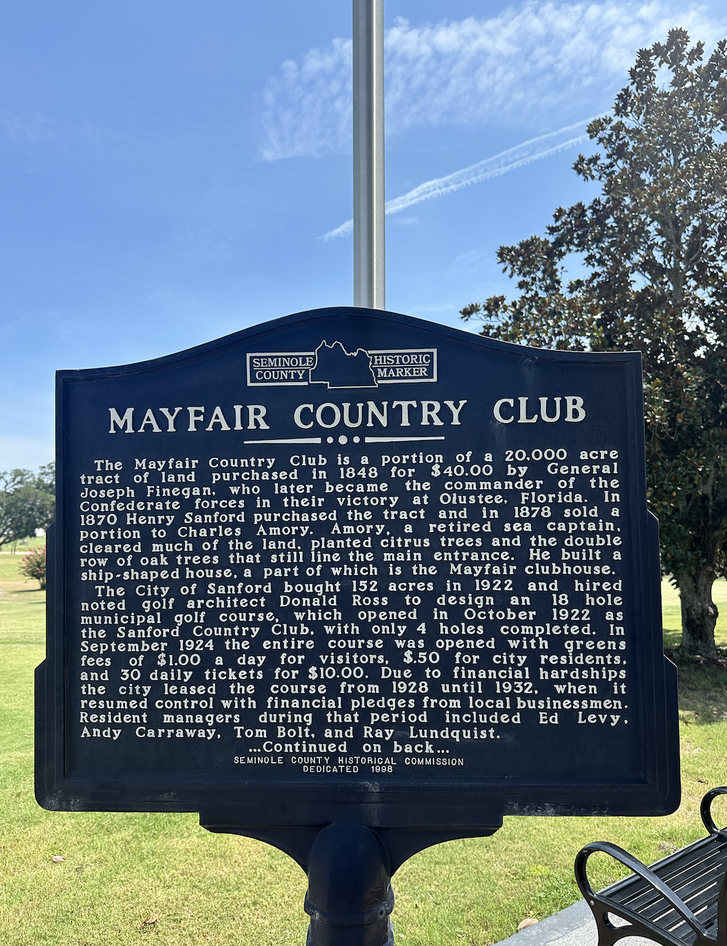 Course Information - Mayfair Country Club